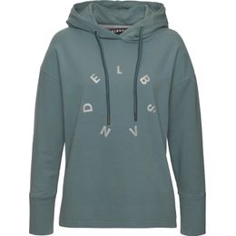 ELBSAND Damen Kapuzensweatshirt petrol Gr&ouml;&szlig;e L (40)
