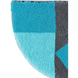 Grund unisex Badgarnitur t&uuml;rkis-grau Gr&ouml;&szlig;e 50x60 cm - rechteckig
