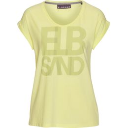 ELBSAND Damen T-Shirt gelb Gr&ouml;&szlig;e XXL (44)