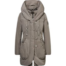CREATION L PREMIUM Damen Daunenjacke in Memory-Qualit&auml;t taupe Gr&ouml;&szlig;e 44
