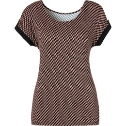 Vivance Damen Kurzarmshirt schwarz Gr&ouml;&szlig;e 36/38