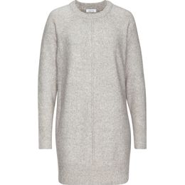 Lascana Damen Longpullover grau meliert Gr&ouml;&szlig;e 32/34