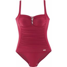 Lascana Damen Badeanzug rot Gr&ouml;&szlig;e 38B