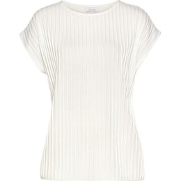 Lascana Damen Kurzarmshirt creme, Gr&ouml;&szlig;e 40/42