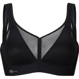 Anita Damen Sport-BH ohne B&uuml;gel schwarz Gr&ouml;&szlig;e 75B