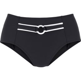 Vivance Damen Highwaist-Bikini-Hose schwarz Gr&ouml;&szlig;e 38
