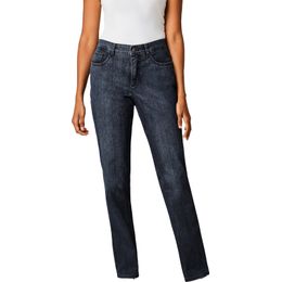 Ascari Damen 5-Pocket-Jeans mit Softtouch-Oberfl&auml;che blue-black Gr&ouml;&szlig;e 18