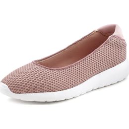 Lascana Damen Ballerina rosa Gr&ouml;&szlig;e 41