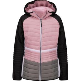 CR&Eacute;ATION L Damen Steppjacke mit elastischen Abschl&uuml;ssen schwarz-hortensie Gr&ouml;&szlig;e 48