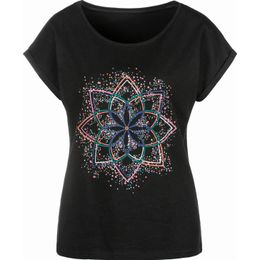 Buffalo Damen T-Shirt schwarz Gr&ouml;&szlig;e 44/46