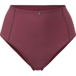 w&auml;schepur Damen H&uuml;ftslip mit leicht gl&auml;nzender Naht 2x bordeaux Gr&ouml;&szlig;e 38