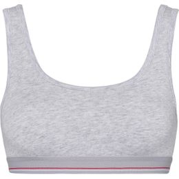 H.I.S. Damen Bustier schwarz, grau-meliert Gr&ouml;&szlig;e 44/46