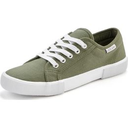 Lascana Damen Sneaker olivfarben Gr&ouml;&szlig;e 38