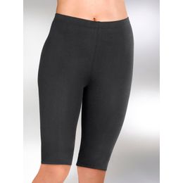 w&auml;schepur Damen Lange Unterhose in Capri-Form schwarz + anthrazit Gr&ouml;&szlig;e 44