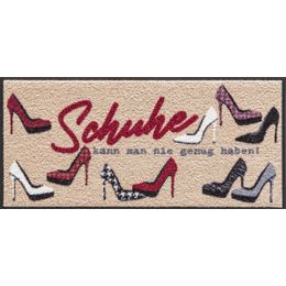 Salonloewe unisex Fu&szlig;matte taupe-bedruckt Gr&ouml;&szlig;e 35x75 cm - rechteckig