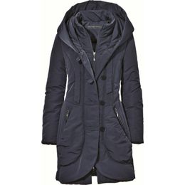 Heine Damen Parka mit leichter Wattierung marine Gr&ouml;&szlig;e 42