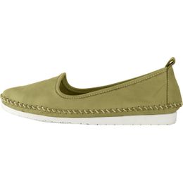 Andrea Conti Damen Slipper gr&uuml;n Gr&ouml;&szlig;e 35