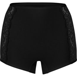 w&auml;schepur Damen Panty schwarz Gr&ouml;&szlig;e 48