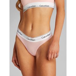 Calvin Klein Underwear Damen String &raquo;THONG&laquo; mit Logo-Stretchbund rosa L (40)