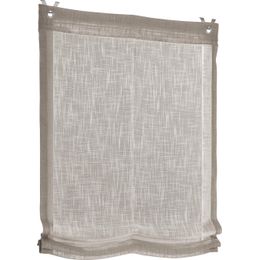 HEINE HOME unisex Raffrollo taupe Gr&ouml;&szlig;e 130x60 cm