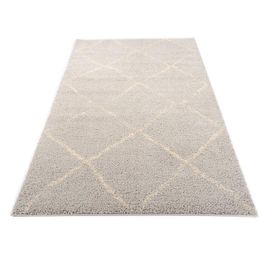 OCI DIE TEPPICHMARKE Hochflor-Teppich &raquo;Stockholm&laquo; rechteckig 30 mm H&ouml;he Wohnzimmer grau Obermaterial: 100% Polypropylen B : 80 cm 1 Stk.