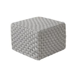 Beliani Pouf NALLI in Grau - (W) 50 x (H) 35 x (L) 50 cm | Gr.: onesize
