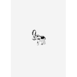 PURELEI Charm Flowing Strength Elefant in Silver | Gr.: onesize