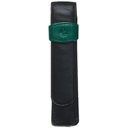 Pelikan Schreibger&auml;teetui Leder TG 12 schwarz-gr&uuml;n f&uuml;r 1 Schreibger&auml;t | Gr.: onesize