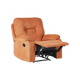 Beliani Sessel BERGEN in Orange - (W) 85 x (H) 101 x (L) 74 cm | Gr.: onesize