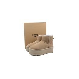UGG Australia UGG Schneestiefel Mid mit Fleecefutter in khaki | Gr.: 35