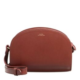 A.P.C. Crossbody Bags - Sac Demi-Lune Mini - Gr. unisize - in Braun - f&uuml;r Damen
