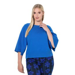 Ulla Popken Pullover in pfauenblau | Gr.: 46-48