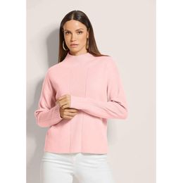 Madeleine Mode MADELEINE Kaschmir-Pullover mit Pointelle-Muster in puderros&eacute; | Gr.: 44