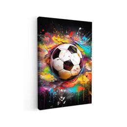 MuchoWow Poster mit Leiste Fu&szlig;ball (BxH) | Gr.: 20 x 30 cm