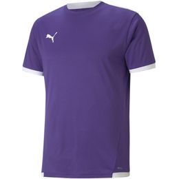 Puma Sportshirt "TeamLIGA Jersey" in Lila | Gr.: M