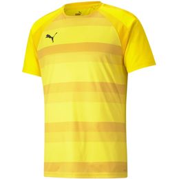 Puma Sportshirt "TeamVISION Jersey" in Gelb | Gr.: L