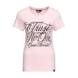 Queen Kerosin Classic T-Shirt Trust no One in pink | Gr.: L