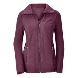 WITT WEIDEN Fleece-Jacke in bordeaux | Gr.: 40