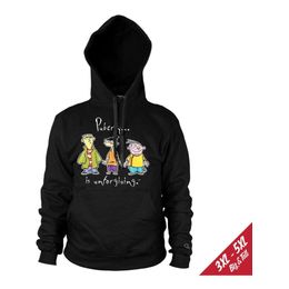 Cartoon Network Hoodie "Puberty Is Unforgiving Big Tall Hoodie" in Schwarz | Gr.: S