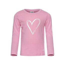 Kangaroos Langarmshirt in rosa | Gr.: 140/146