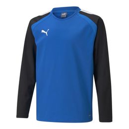 Puma Pullover "TeamLIGA Training Sweat Jr" in Blau | Gr.: 152