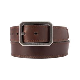 Carhartt G&uuml;rtel "Leather Reversible Center Bar Buckle Belt" in Braun | Gr.: W42