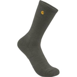 Carhartt Socke "Force Midweight Crew Sock 2 Pack" in Gr&uuml;n | Gr.: M
