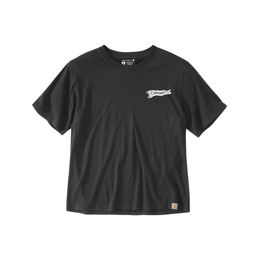 Carhartt Shirt "Zellulosefaser Series Loose Pennant Flag T-Shirt" in Schwarz | Gr.: XS