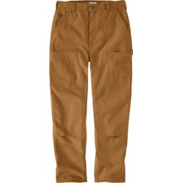 Carhartt Arbeitshose "The Vintage Fit Double-Front Canvas Pant" in Braun | Gr.: 12