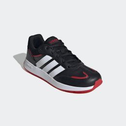 Sneaker adidas Sportswear "TENSAUR SWITCH KIDS", M&auml;dchen, Gr. 40, bunt (core schwarz, cloud wei&szlig;, better scarlet), Synthetik, Textil, Schuhe Sneaker, f&uuml;r Kinder