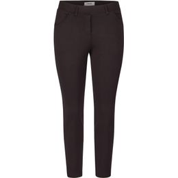 Jeggings KjBRAND "Jenny", Damen, Gr. 44, N-Gr, schwarz, Web, Obermaterial: 50% Polyester, 45% Viskose, 5% Elasthan, figurbetont kn&ouml;chellang, Hosen Jeggings