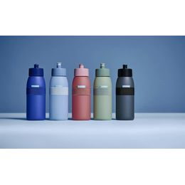 Mepal Sporttrinkflasche Ellipse &brvbar; schwarz &brvbar; Kunststoff &brvbar; Ma&szlig;e (cm): B: 7,5 H: 22,5 &raquo; H&ouml;ffner