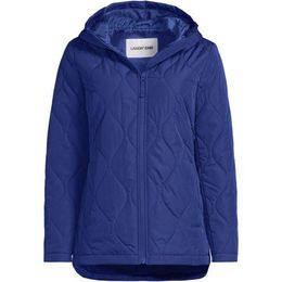 LANDS' END Isolierte Steppjacke FeatherFree, Damen,  Blau, Polyester, by Lands' End
