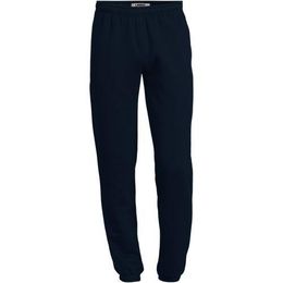 LANDS' END Serious Sweats Jogginghose, Herren,  Blau, Baumwoll-Mischung/Polyester-Mischung, by Lands' End